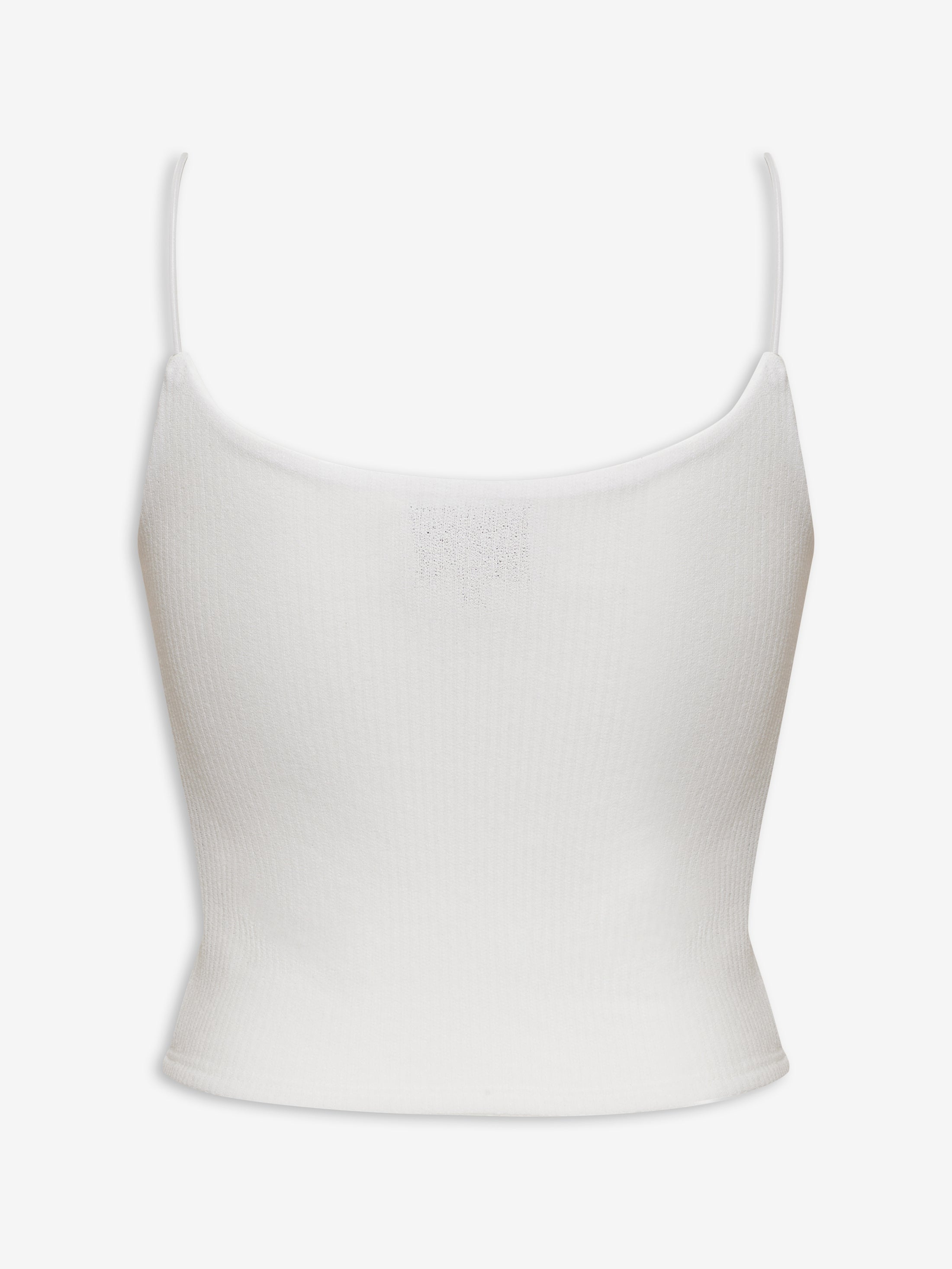 SHEER RIB KNIT TANKTOP – R H U D E