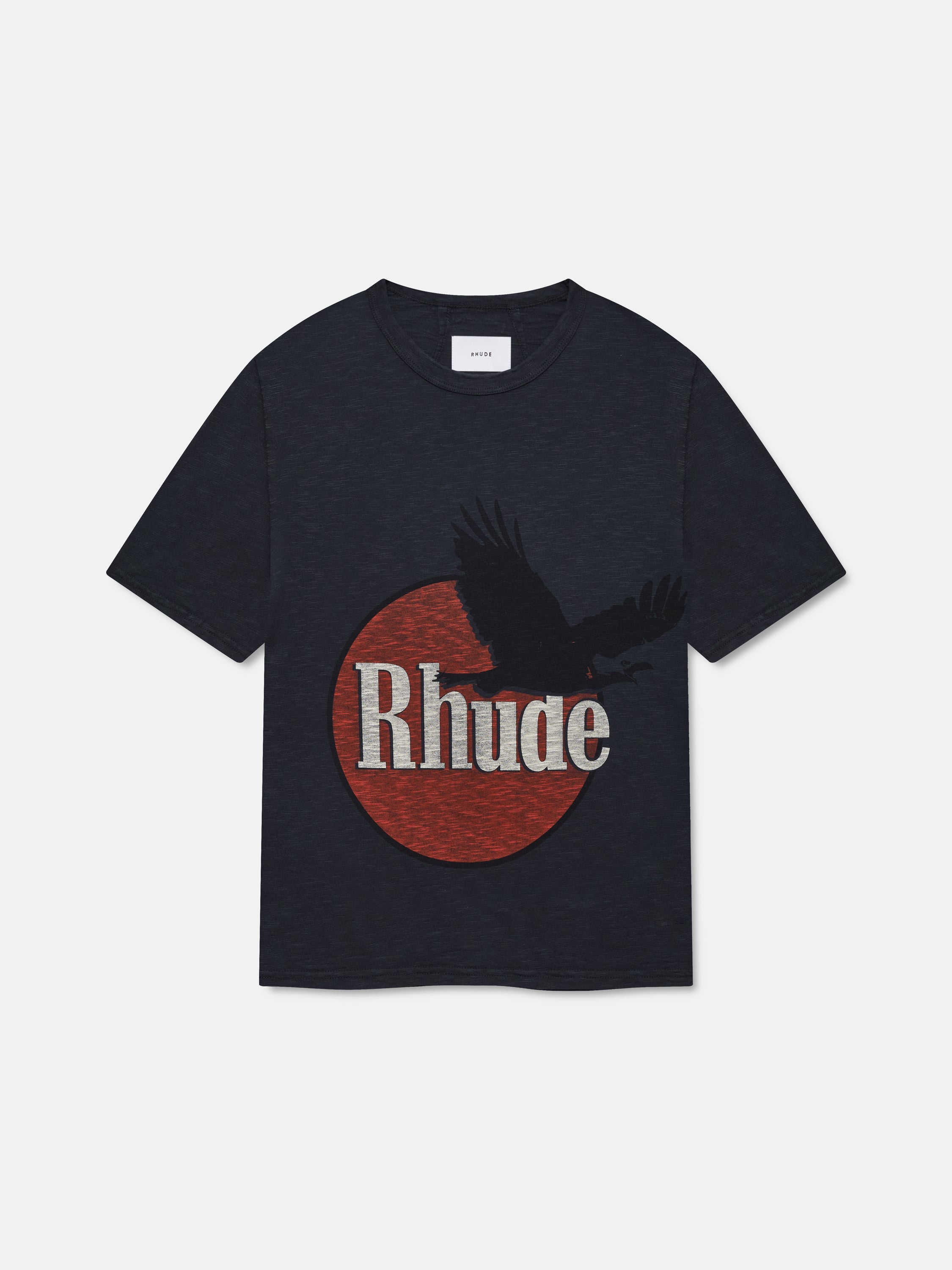 RHUDE EAGLE LOGO SLUB TEE – R H U D E