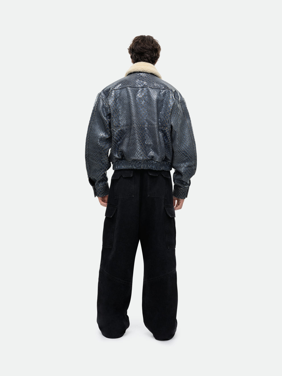 BLUE CROCODILE PILOT JACKET – R H U D E