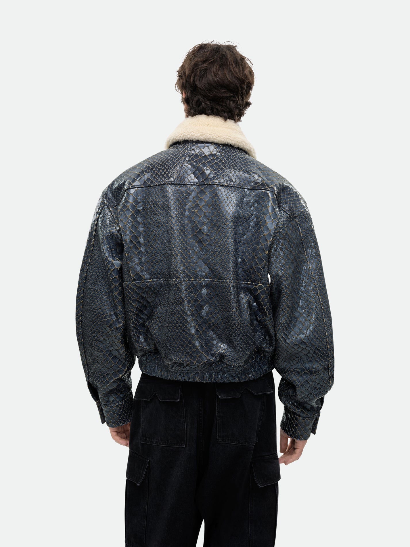 BLUE CROCODILE PILOT JACKET – R H U D E