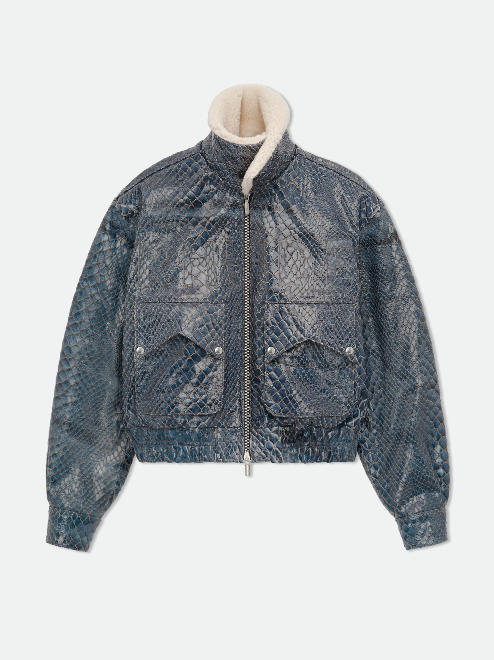 BLUE CROCODILE PILOT JACKET – R H U D E
