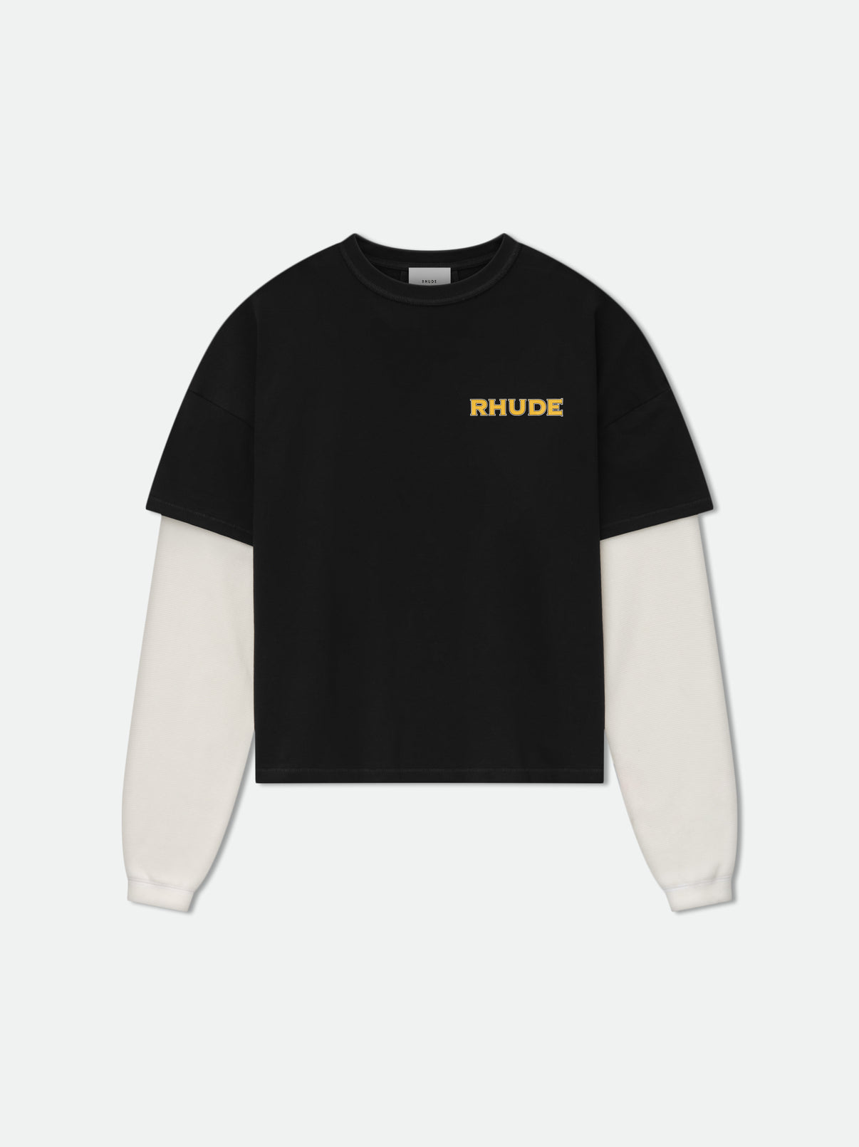 RHUDE STEEL DOUBLE-LAYERED TEE – R H U D E